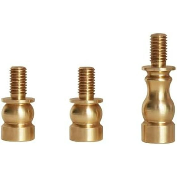 1/2" and 1" Turned Brass Lamp Shade Risers for Washer Fitter Type Lamp Shades$$Tools & Hardware ...