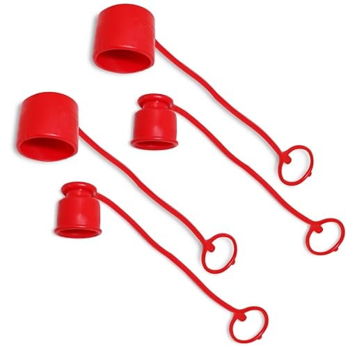1/2 body Hydraulic Quick Coupler Rubber Caps Plug Set - For Flat Face ...