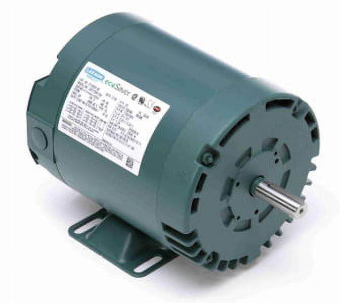 1/2 hp 1725 RPM 56 Frame 208-230/460 Volts Open Drip Leeson Electric ...