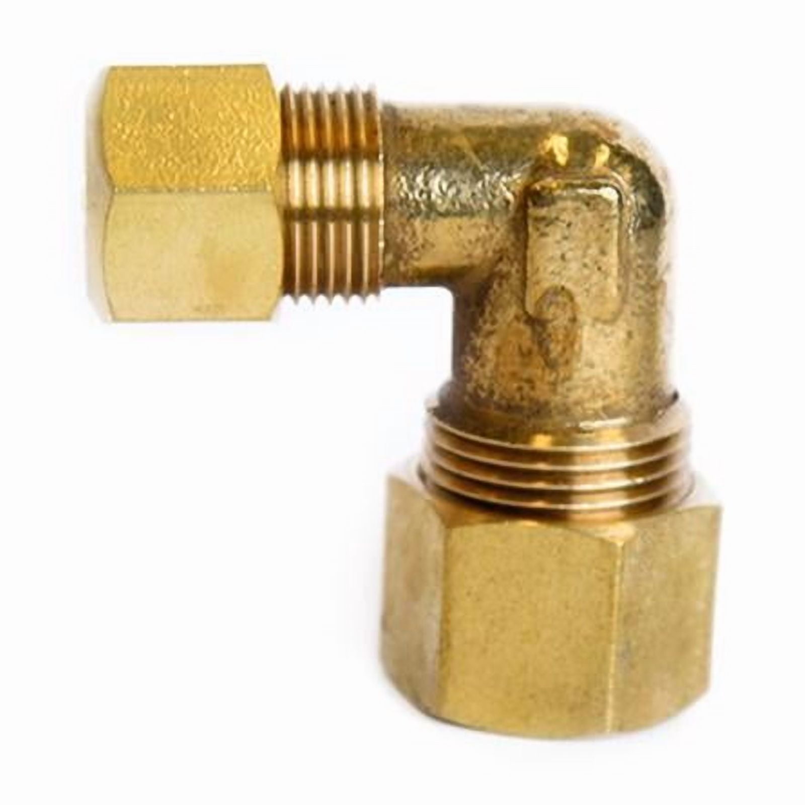 1/2 in. Compression X 3/8 in. D Compression Brass 90 Degree Elbow ...