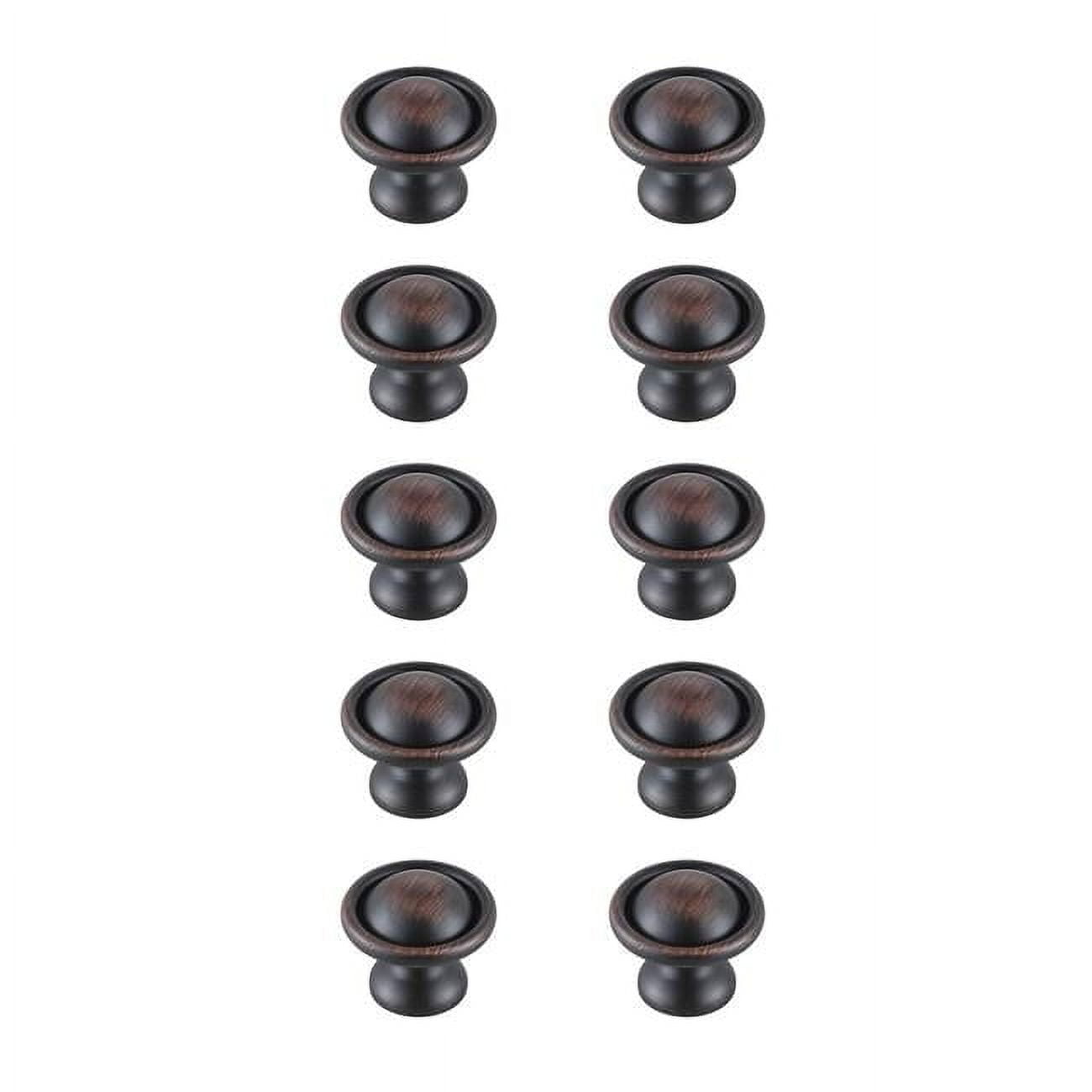 1.2 in. Kadea Oil-Rubbed Bronze Mushroom Knob, Set of 10 - Walmart.com