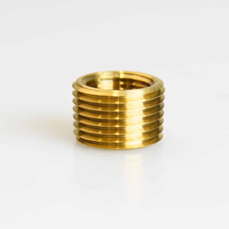 Homeplus+ 1/2 in. MPT X 3/8 in. D FPT Brass Pipe Face Bushing - Walmart.com