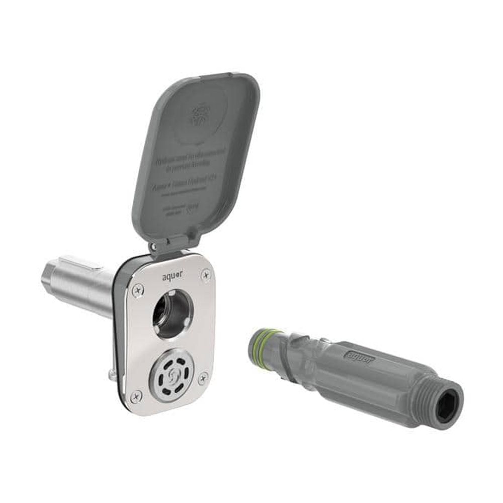 1/2 in. NPT inlet and 3/4 in. Hose Connector 2 in. House Hydrant V2 ...