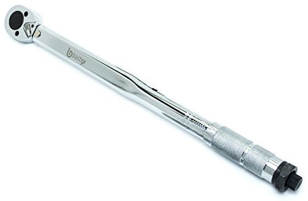 Bastex 1/2" Drive Locking Click Torque Wrench - Walmart.com
