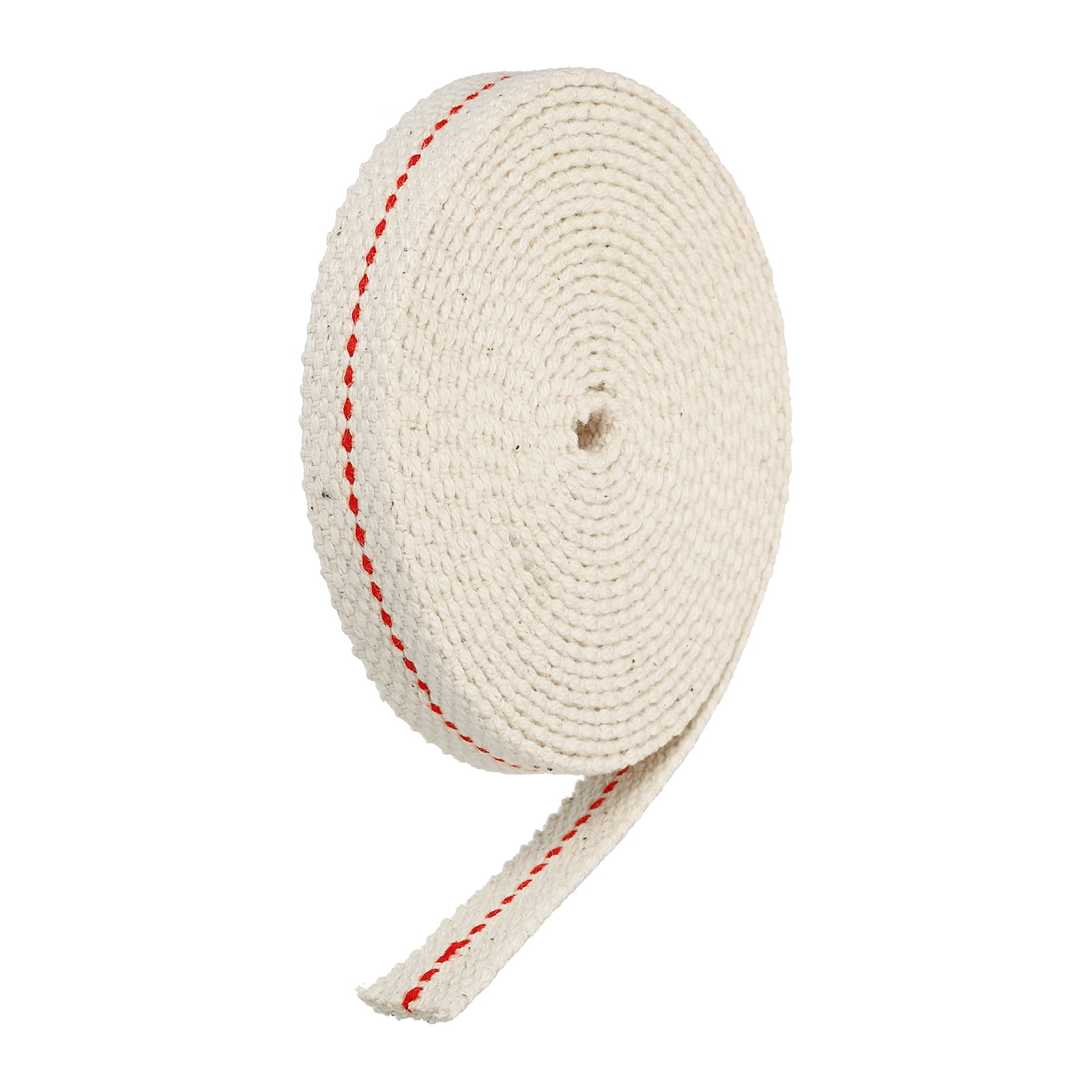 Uxcell 1/2 inch Flat Wide 3 Meter/10Ft Long Cotton Oil Lamp Wick with ...
