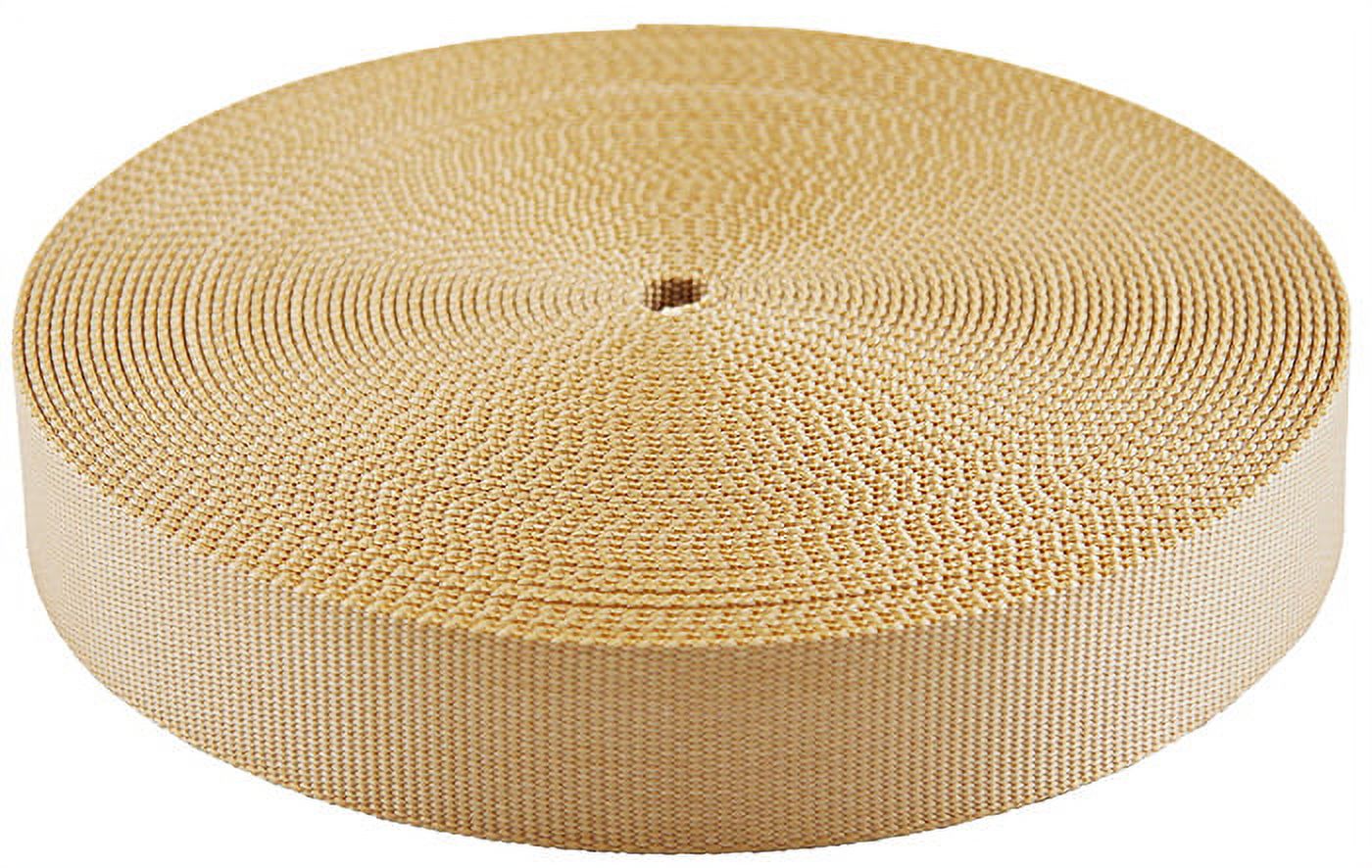 1/2 inch Tan Heavy Plus Nylon Webbing Closeout, 20 Yards - Walmart.com