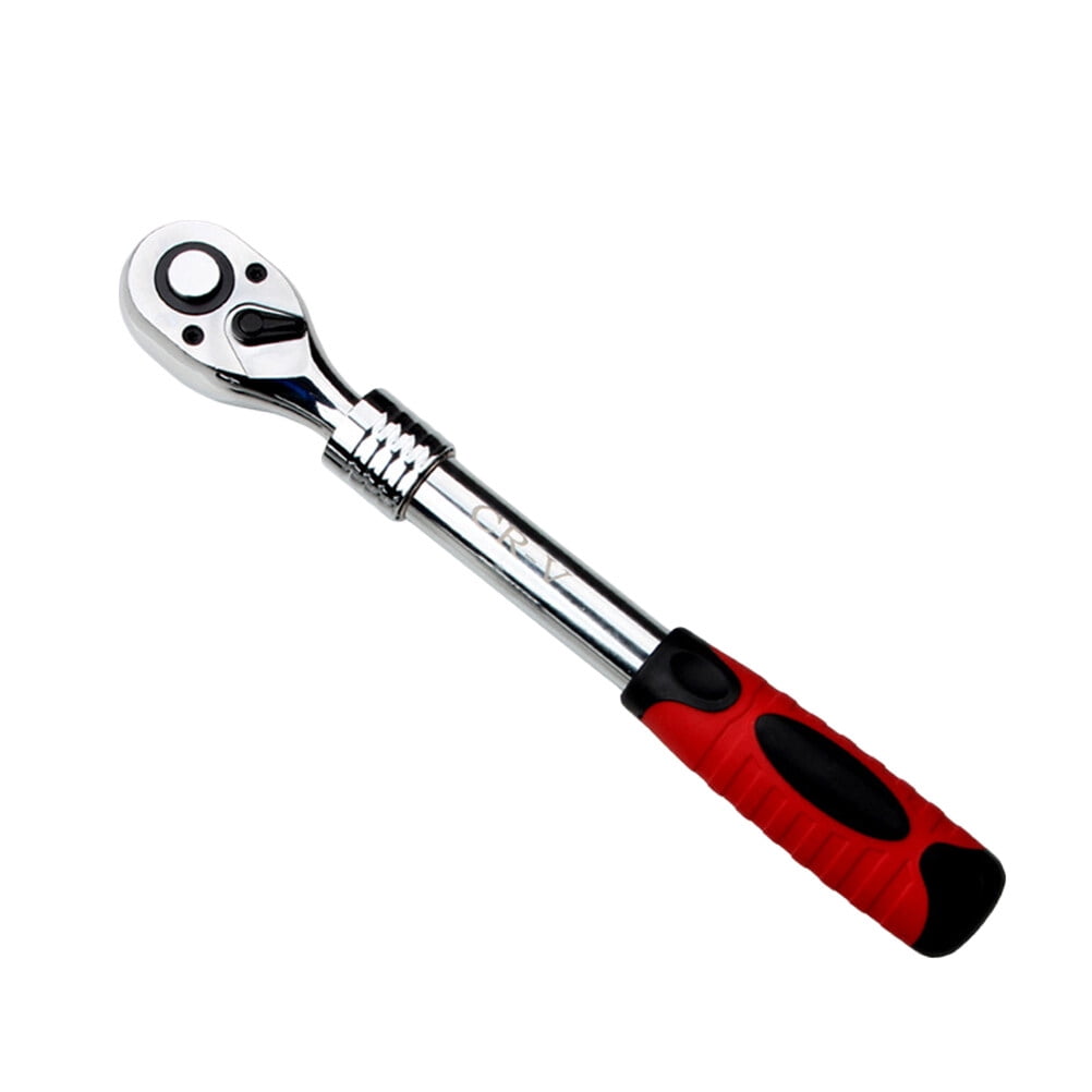 DEEPCRAFF Flex Head Ratchet Wrenches Red Chrome-Vanadium Steel 1Pcs ...