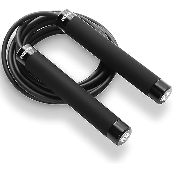 1/2 lb Weighted Jump Rope for Boxing, Cardio, Crossfit Workout, 8~11ft ...