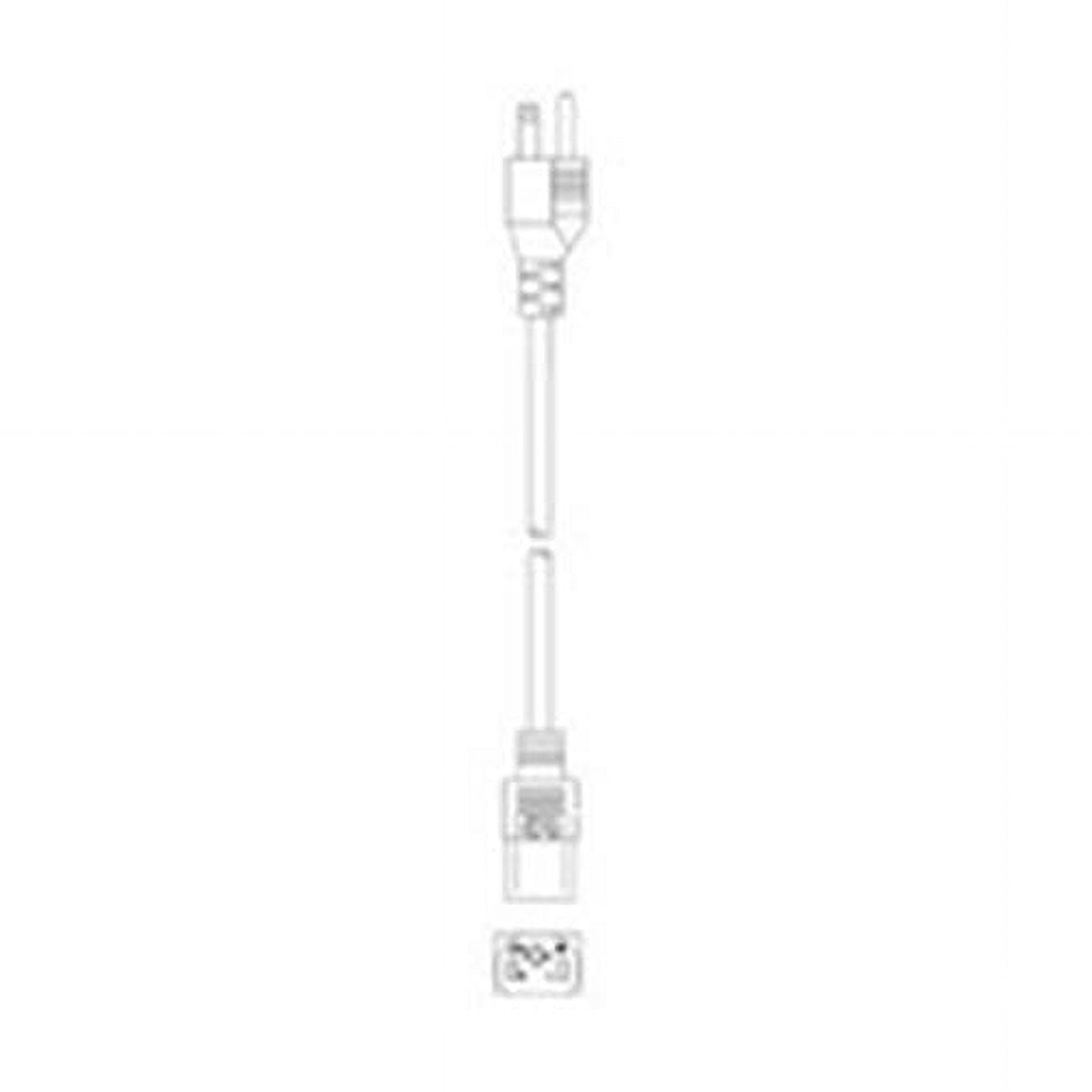 1.2 m AC Line Cord US Type B C13 Connector - Walmart.com