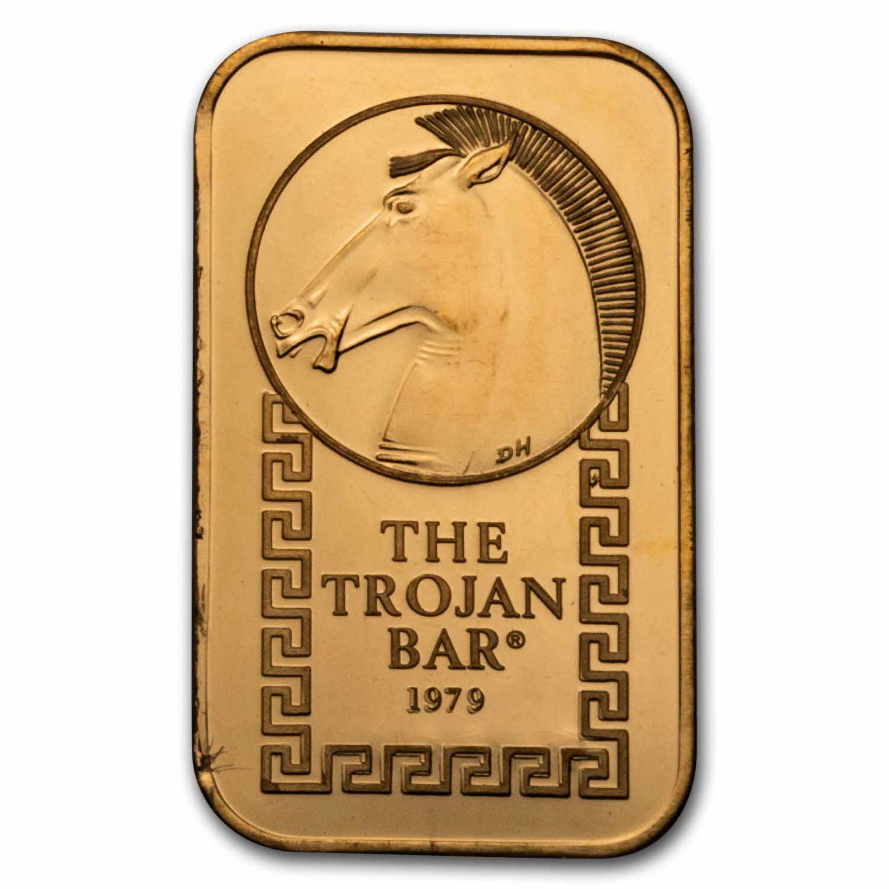 Johnson Matthey 1/2 oz Gold Bar - Trojan Horse, IRA Eligible, .9999 ...
