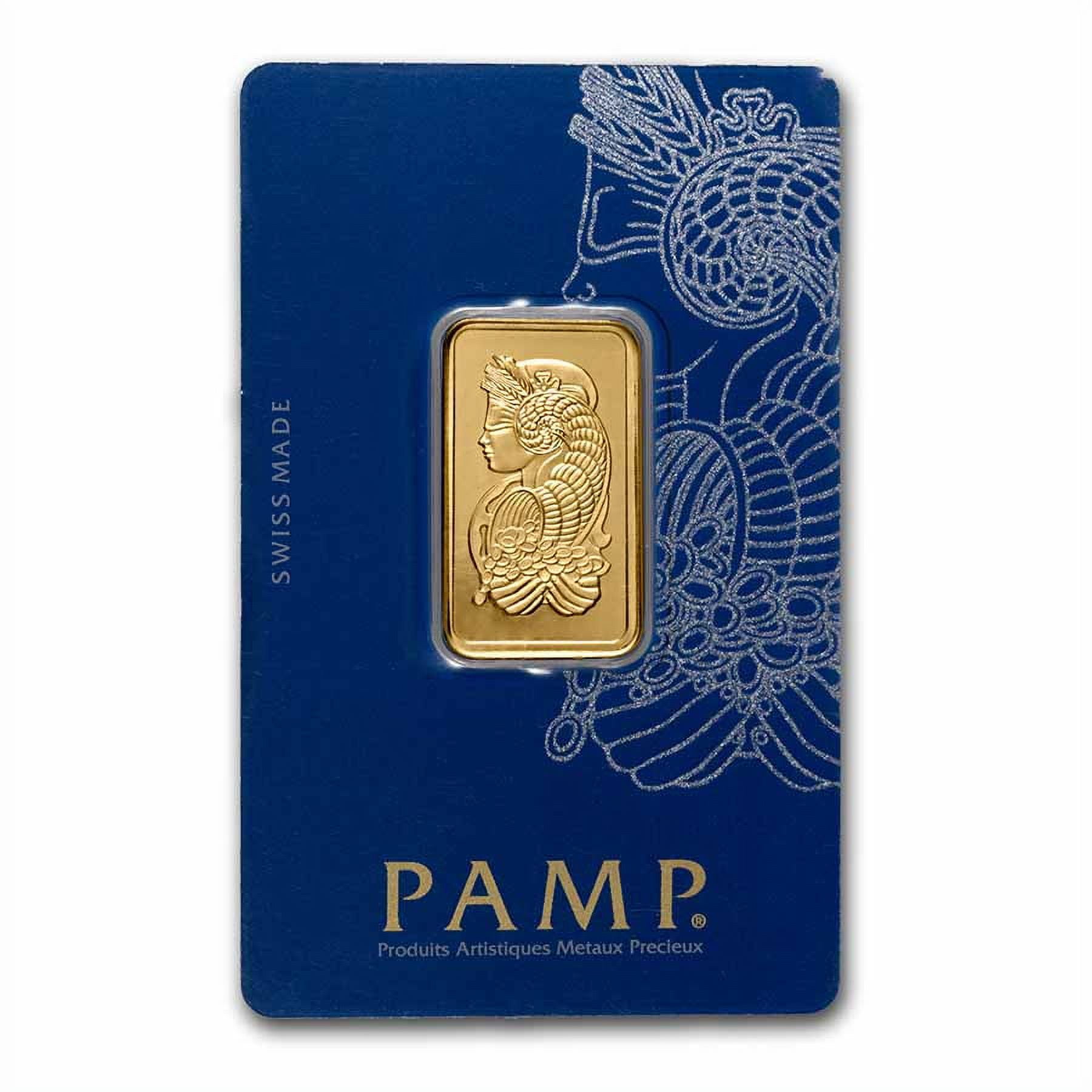 PAMP 1/2 oz Lady Fortuna Gold Bullion Bar - Veriscan® Certified (In ...