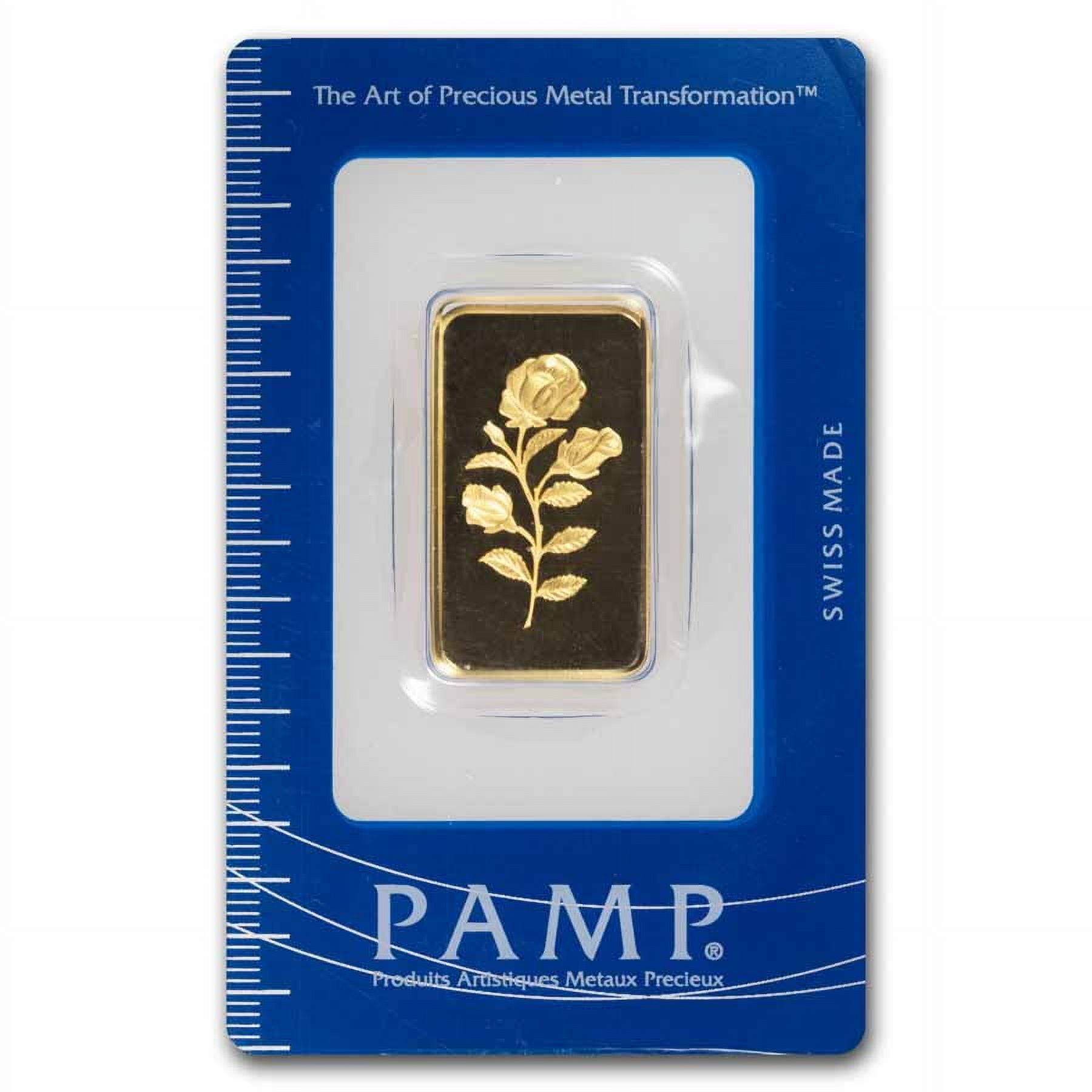 PAMP Suisse Rosa 1/2 oz Gold Bar - MKS PAMP Manufactured, Assayed ...