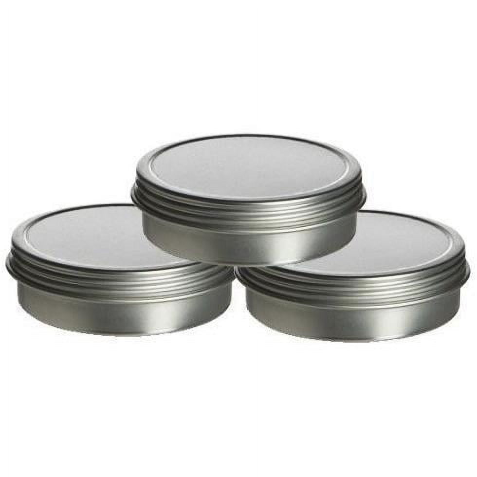 1/2 oz Shallow Screw Top Tin Can. Great for Storing Small Food Items ...
