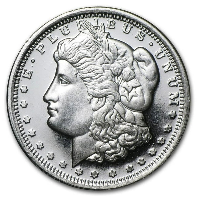 1/2 oz Silver Round - Morgan Dollar Design - Walmart.com