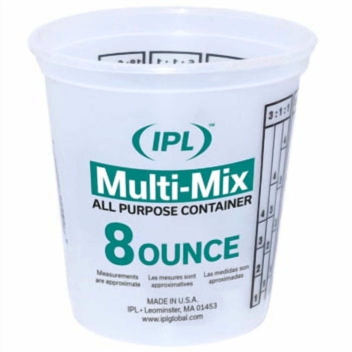 Leaktite Paint Mix and Measure Container,Cap. 8oz 1000873 - Walmart.com