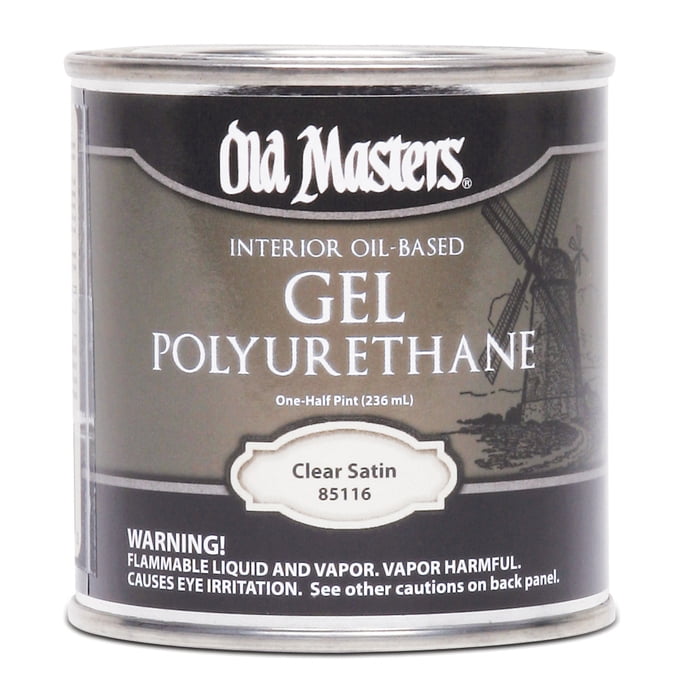 1/2 pt Old Masters 85116 Clear Gel Polyurethane Interior Oil-Based ...