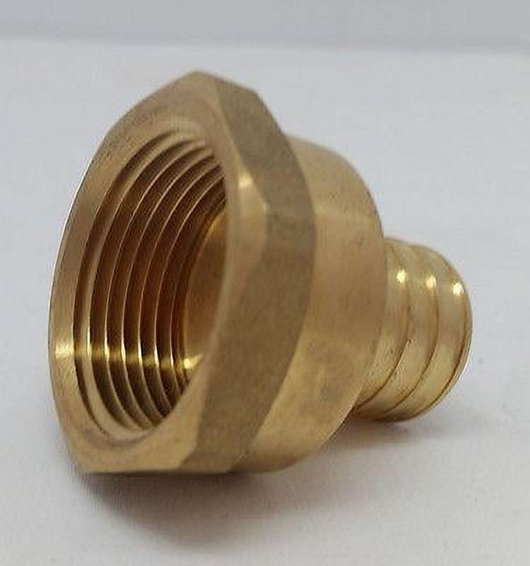 1/2" Pex crimp FPT (Female pipe thread)~Bag of 50~LEAD FREE! - Walmart.com
