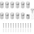 1/2 x 0.8 inch Sign Standoff Screws, 12 Set Stainless Steel Wall ...