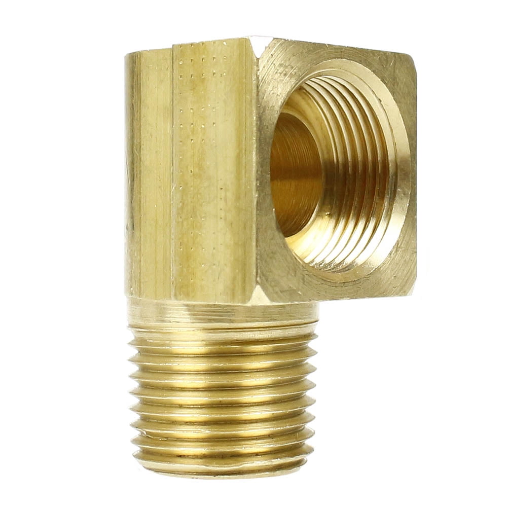 1/2" x 1/2" Male NPT Brass Inverted Flare Elbow Fitting for Flared Tubing 402FF - Walmart.com