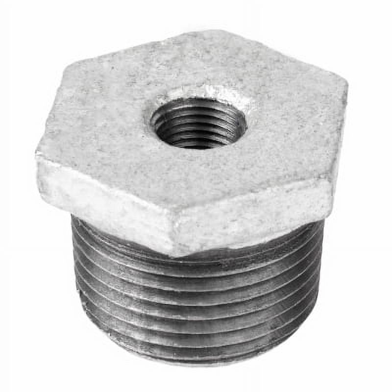 1/2" x 1/4", Galvanized, Hex Bushing., Each - Walmart.com