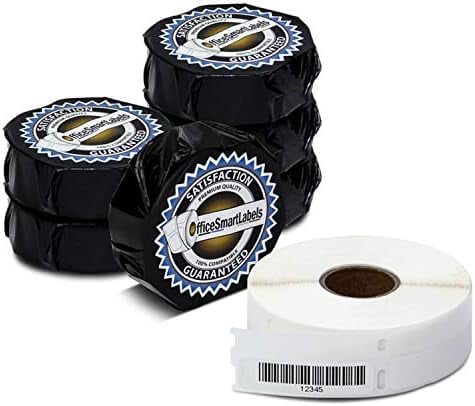 1/2 x 1-7/8 inch Multipurpose/Library Barcode Labels, Compatible with ...