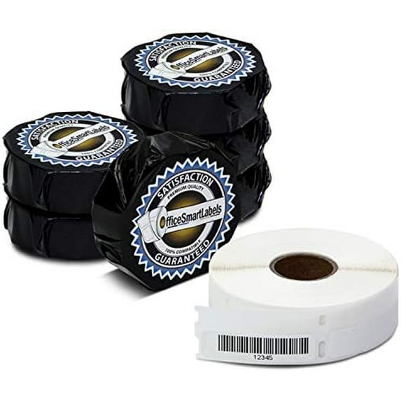 1/2 x 1-7/8 inch Multipurpose/Library Barcode Labels, Compatible with ...