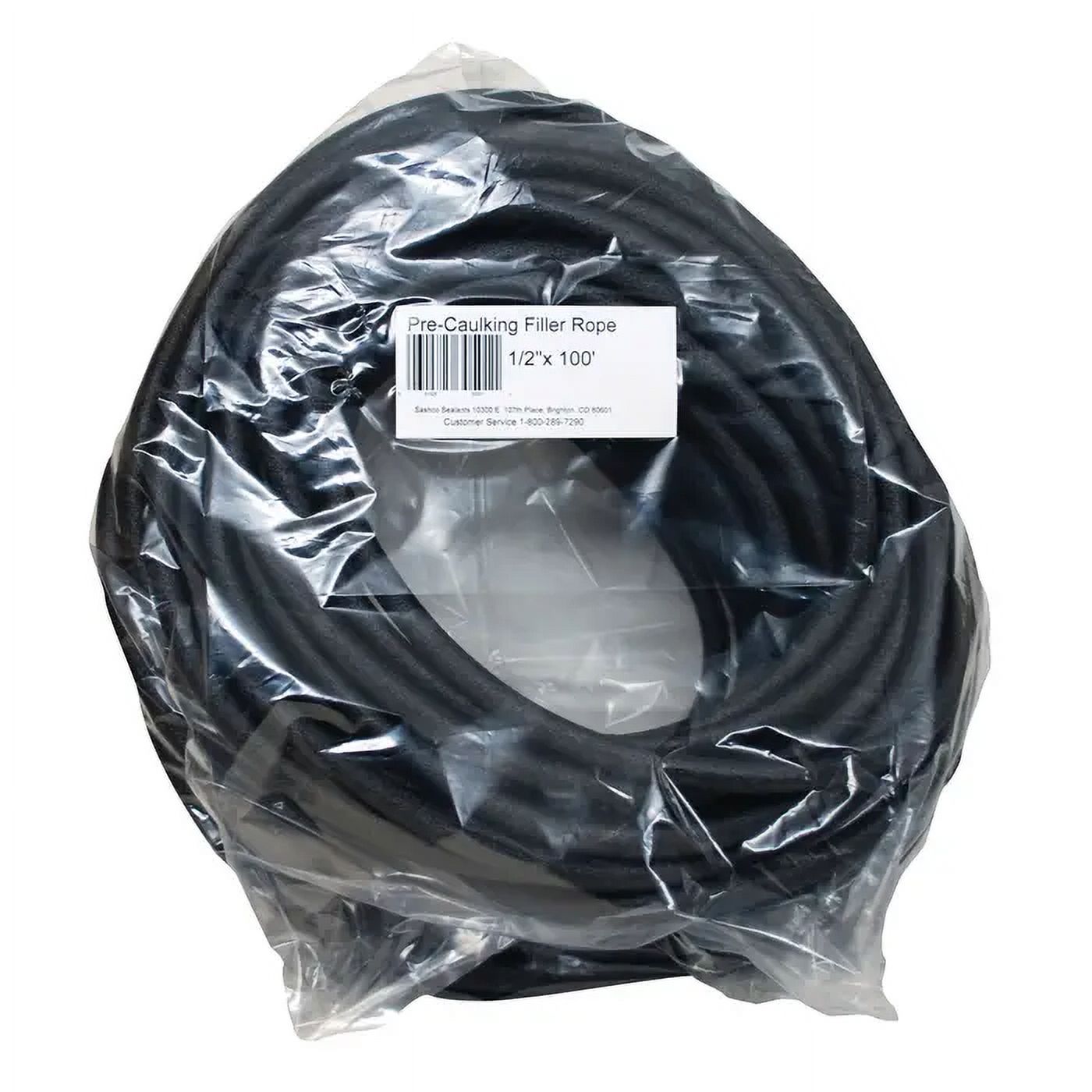 1/2 x 100' Sashco 30501 Filler Rope Pre-Caulking Closed Cell Backer Rod ...