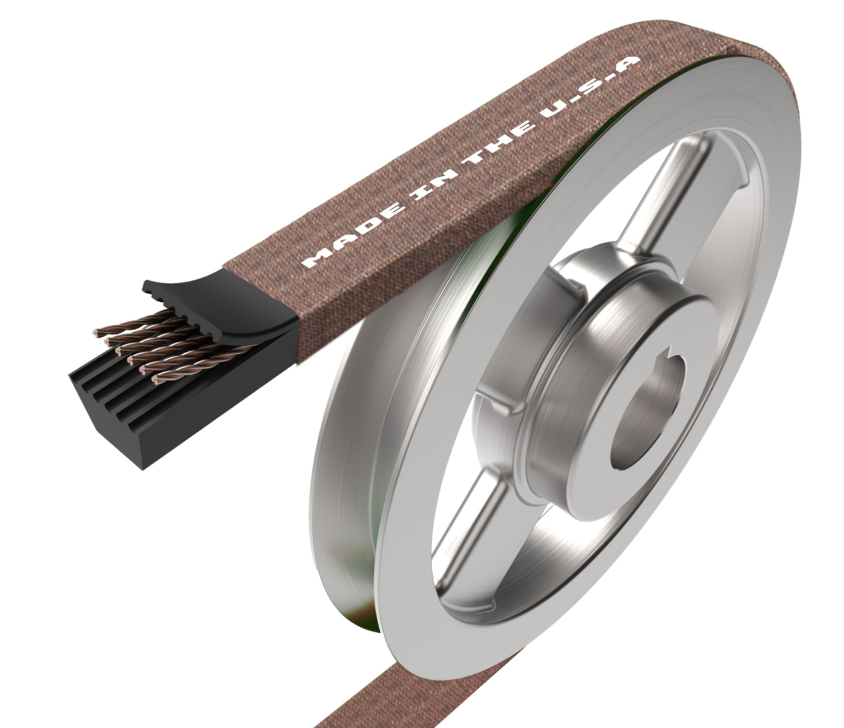 1/2 x 104.0" Wrapped V-Belt, Replaces John Deere OEM # GX20072 ...