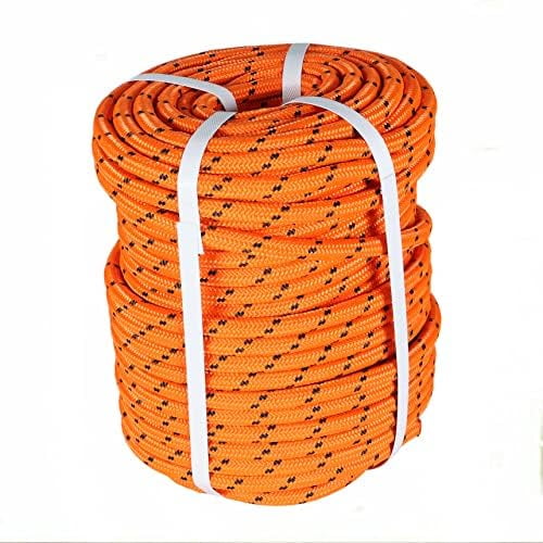 1/2 x 150 Feet Double Braid Polyester Rope, Arborist Rigging Rope ...