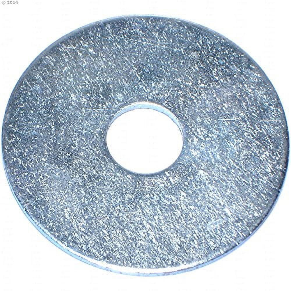 1/2" x 2" Zinc Plated Grade 2 Steel Fender Washers FWS-180 - Walmart.com