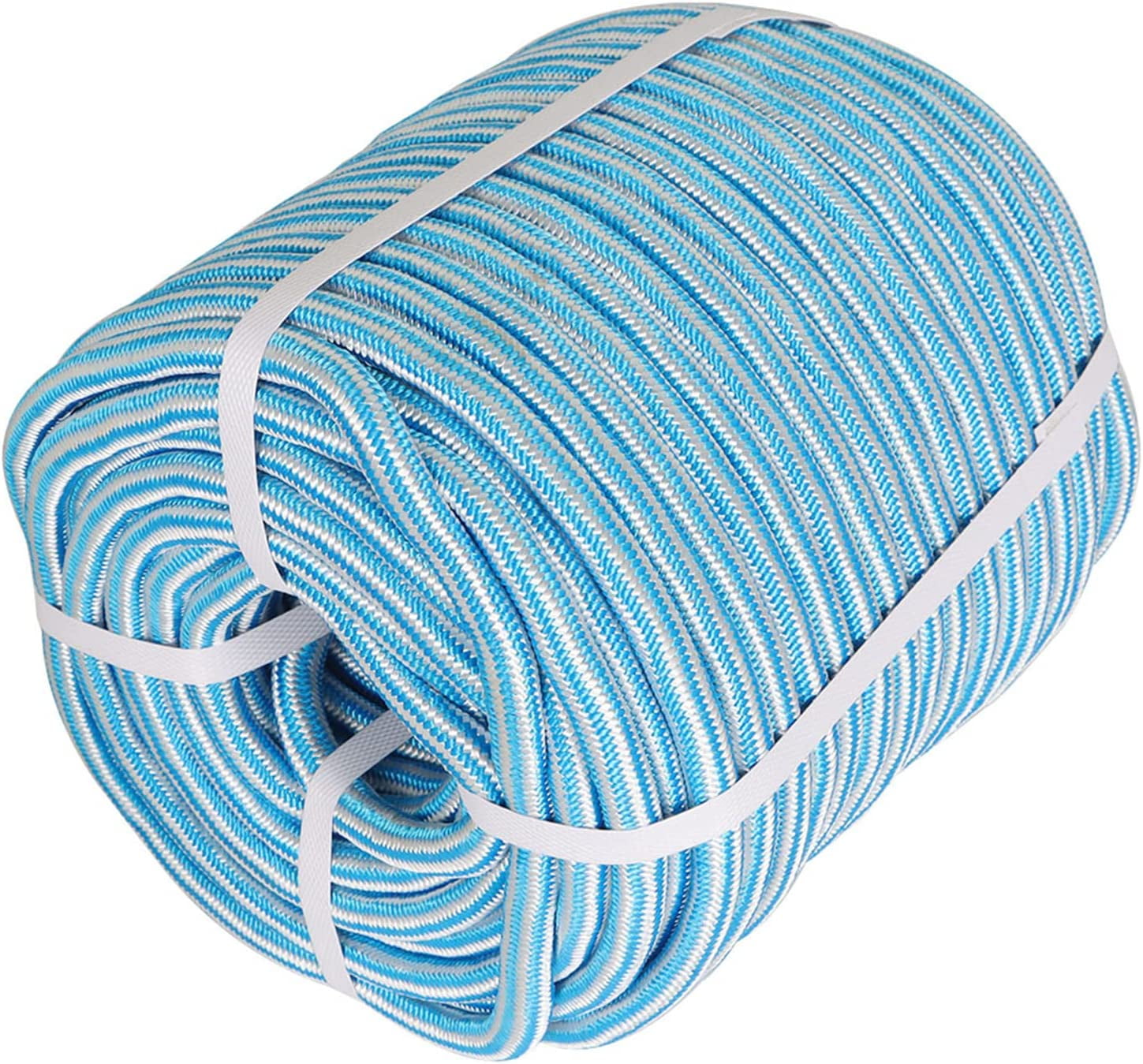 1/2 "x 200'24 Strand Braided Rope (Blue and White) 8000 LBS Tensile ...