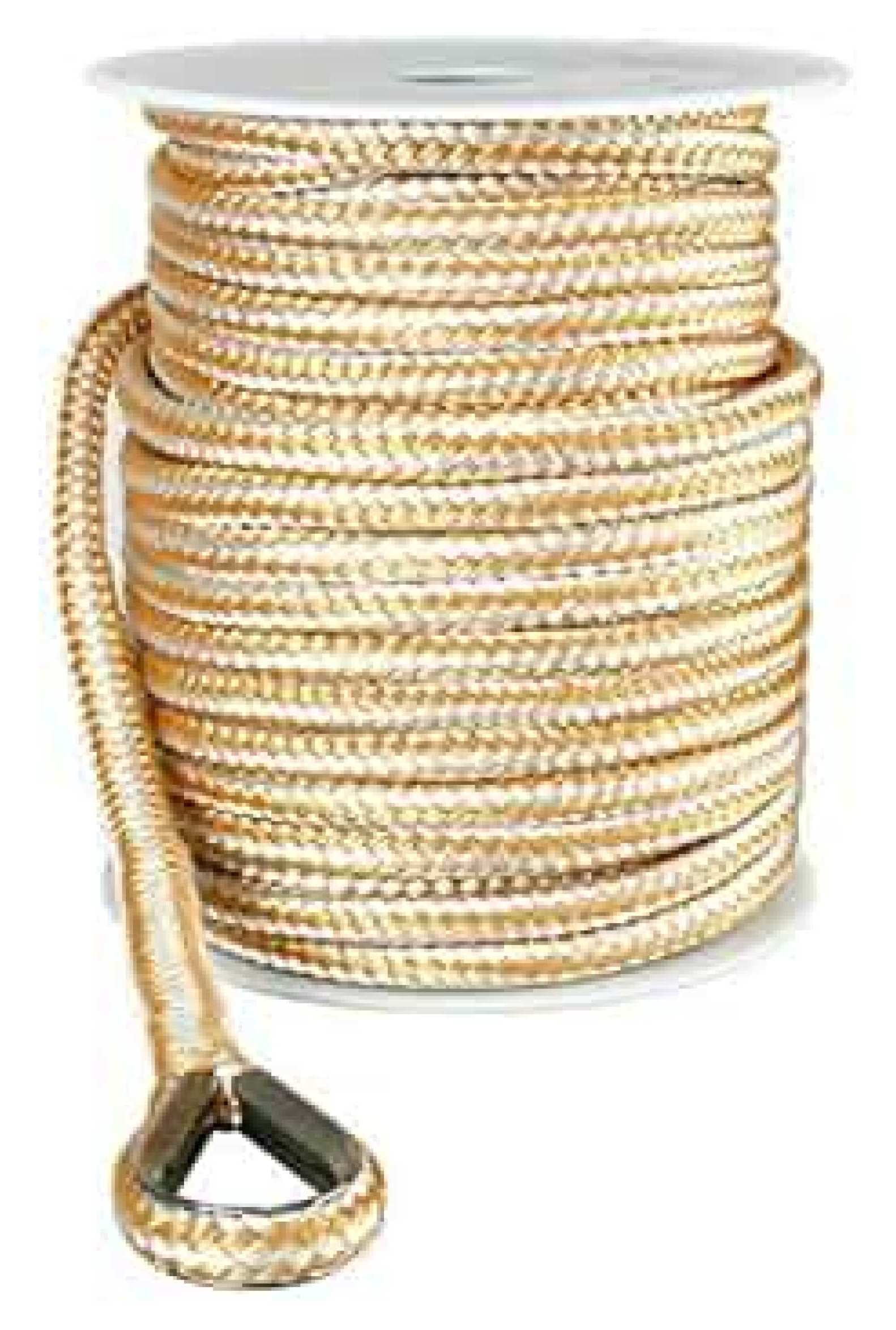 1/2" x 200 ft Anchor Line, Heavy Duty Double Braid Nylon Anchor Rope ...