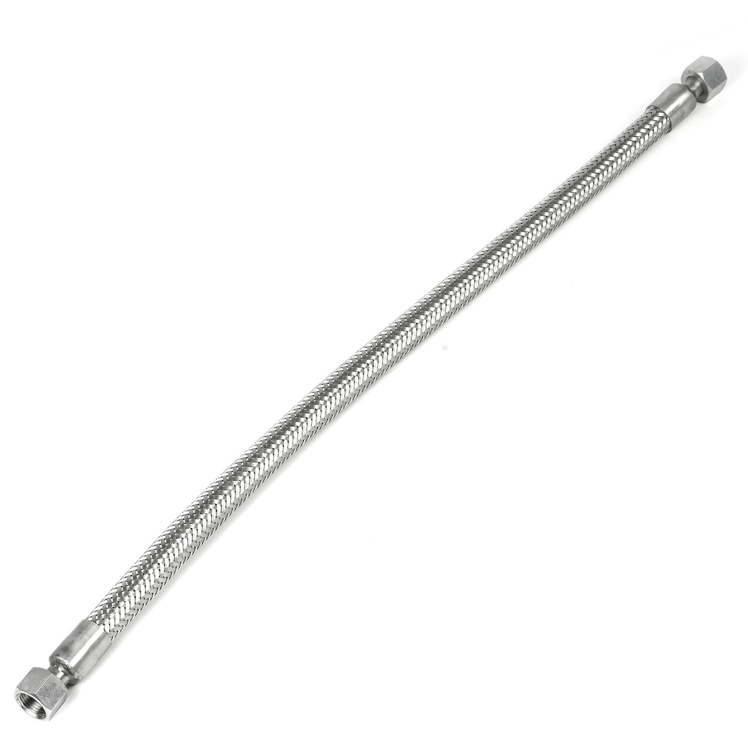 1/2" x 24" Stainless Steel Compressed Air Line Metal Flex Hose ...
