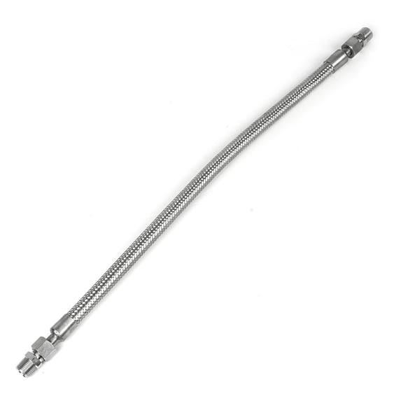1/2" x 24" Stainless Steel Compressed Air Line Metal Flex Hose with NPT ...