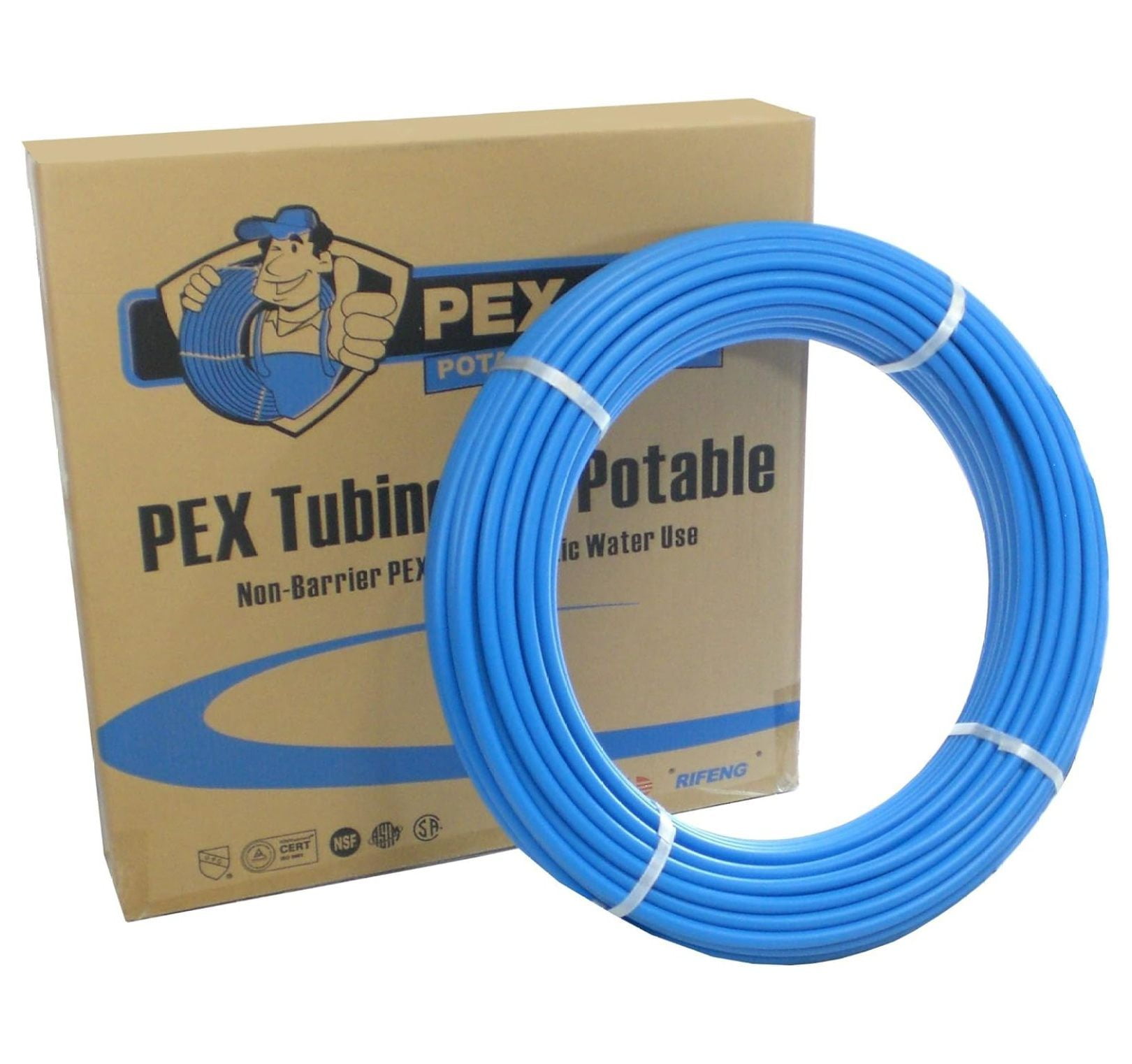 1/2" x 300 Ft Blue PEX For Potable Water Domestic Water - - Walmart.com