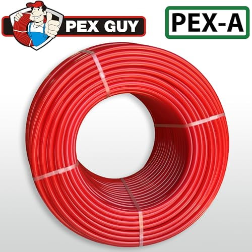 1/2″ x 300 Ft, PEX GUY PEX-A Red Expansion Pipe with Oxygen Barrier ...