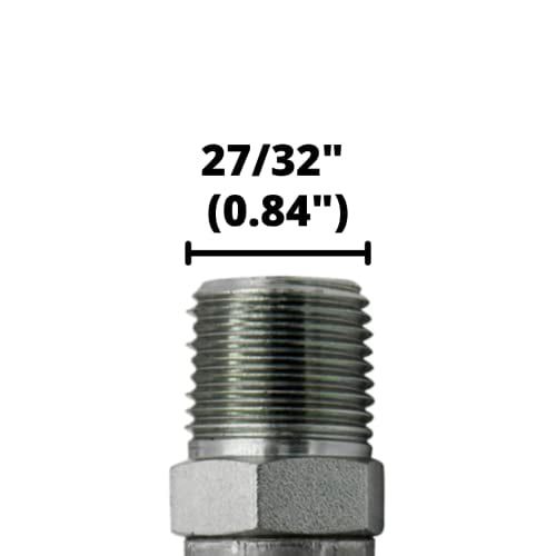 1/2 x 36 Hydraulic Hose Assembly Male x Male NPTF Pipe Thread Fittings ...