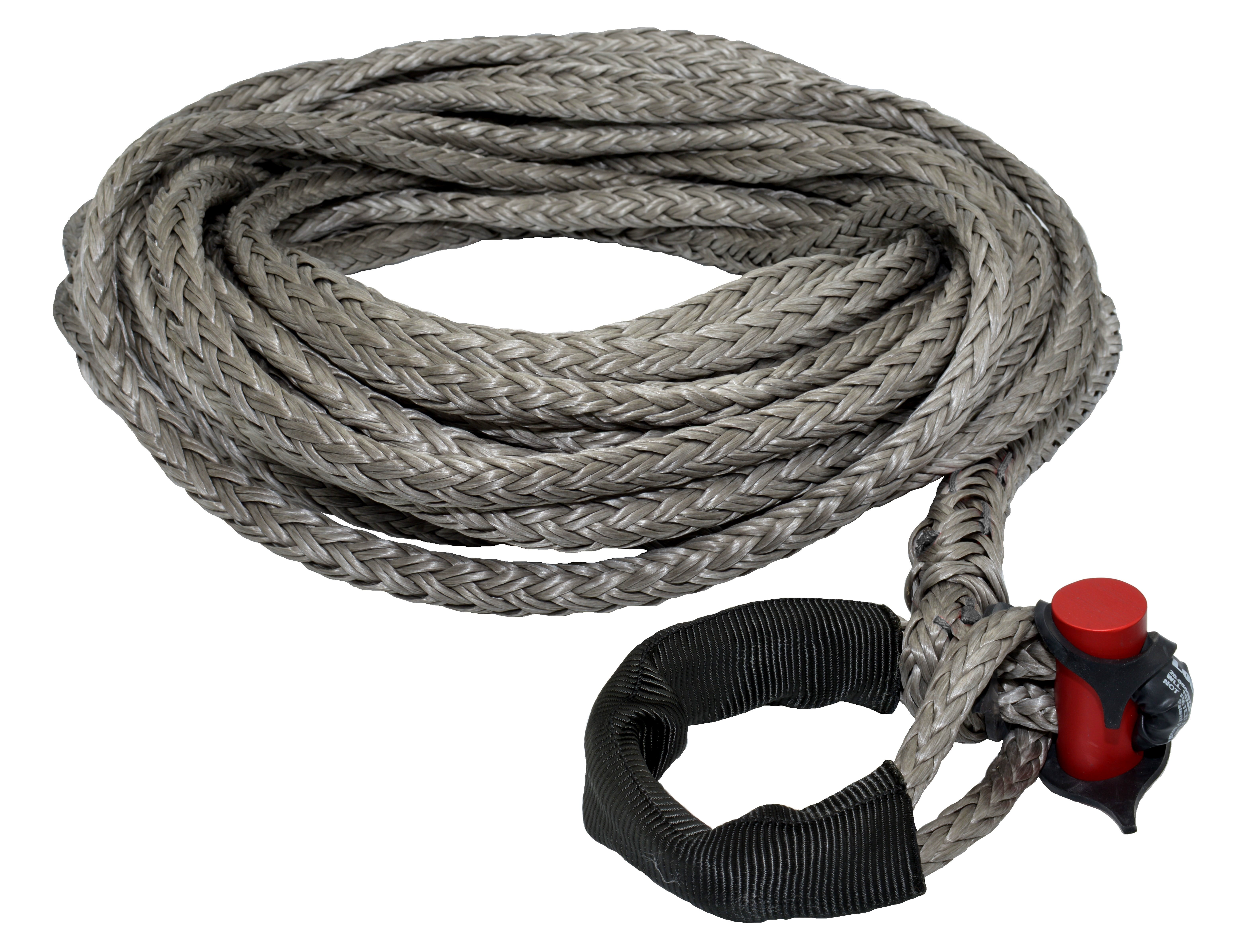 1/2" x 75' LockJaw Synthetic Winch Line Extension w/ Integrated Shackle ...