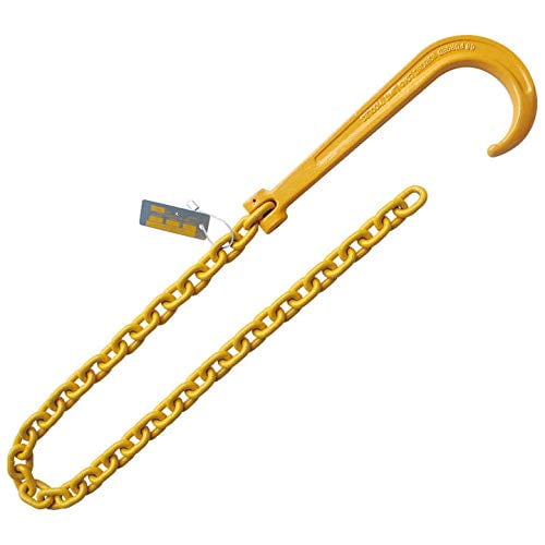 1/2"x3' Grade 80 Foundry Hook Recovery Chain G80 with Grab Hook End WLL ...