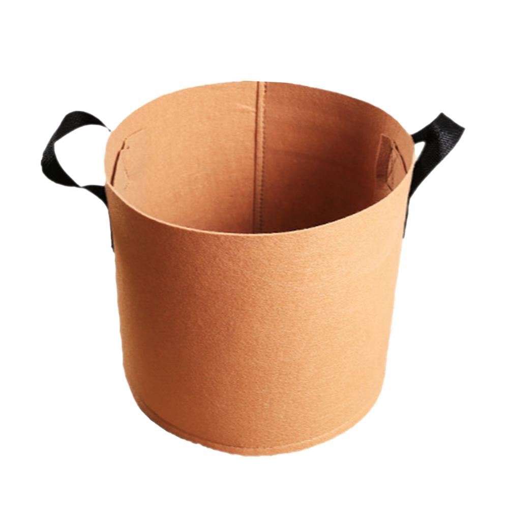 1-20 Gallon Brown Grow Bags w/ Handles Garden Plant Flowers Vegetables ...