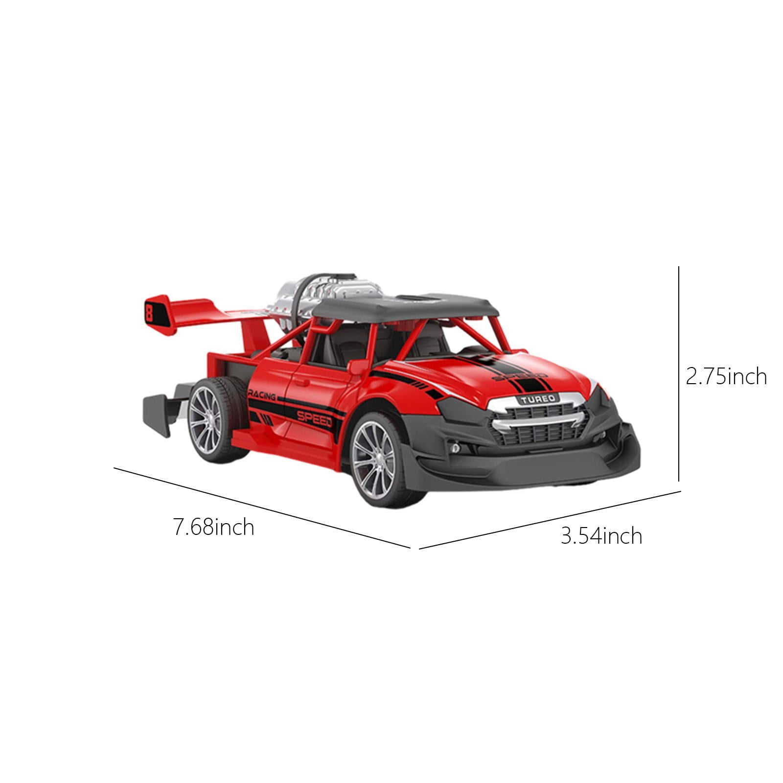 1:20 Scale Water Spray Remote Control Car - 2.4Ghz High-Speed Racing ...