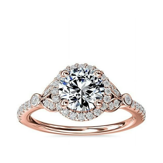 1.20 Ct Round Cut Shinning Solitaire Natural Diamond Anniversary Ring ...