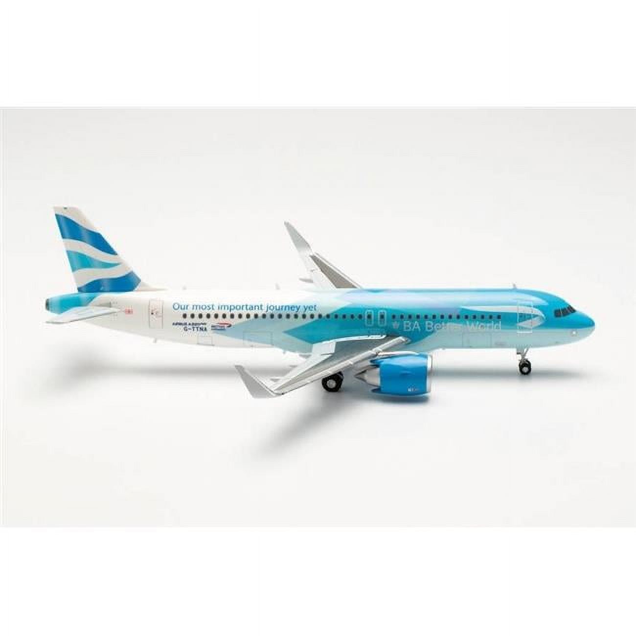 1-200 Scale Ba Better World British Airways Model Plane for A320Neo ...