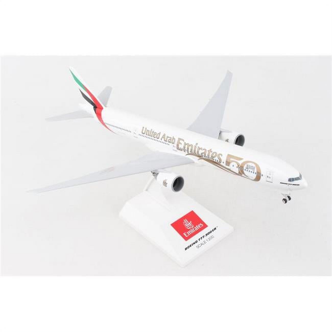 1-200 Scale Emirates 777-300ER 50th Anniversary with Gear Model ...