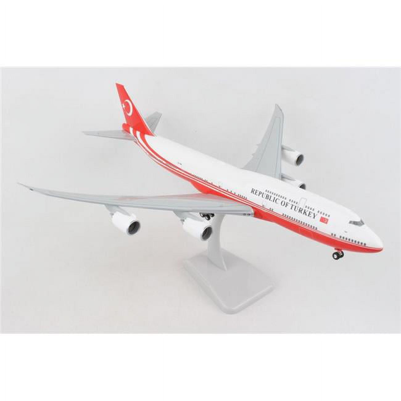 1-200 Scale No.Tc-Trk Reg Turkish Government 747-8 W-Gear Model ...