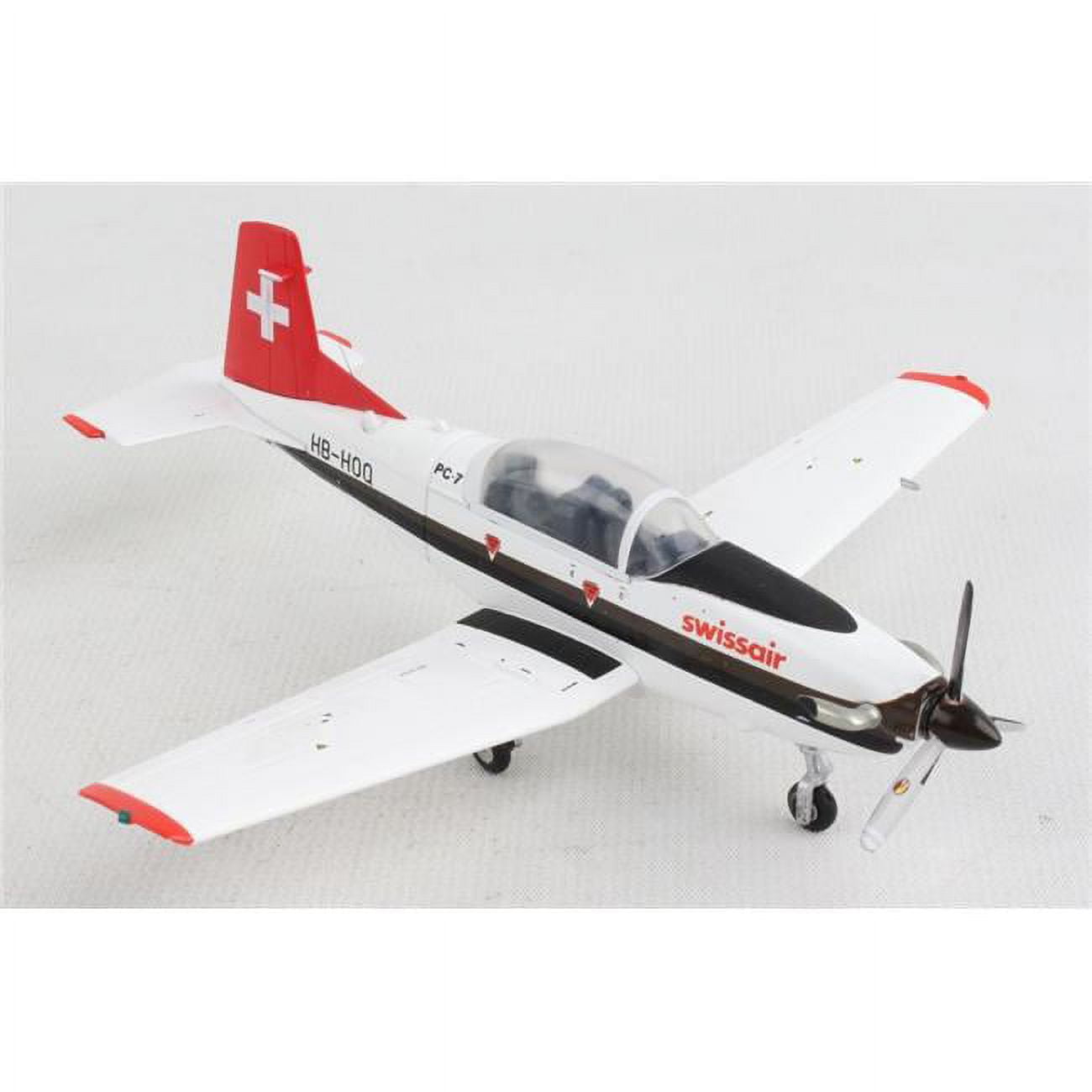 1-200 Scale Swissair PC7 Turbo Trainer Model Airplane - Walmart.com