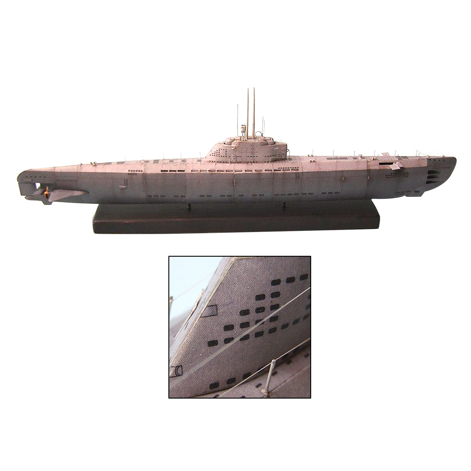 1:200 Scale U-2536 U-boot Type XXI Submarine Paper Model Retro and ...