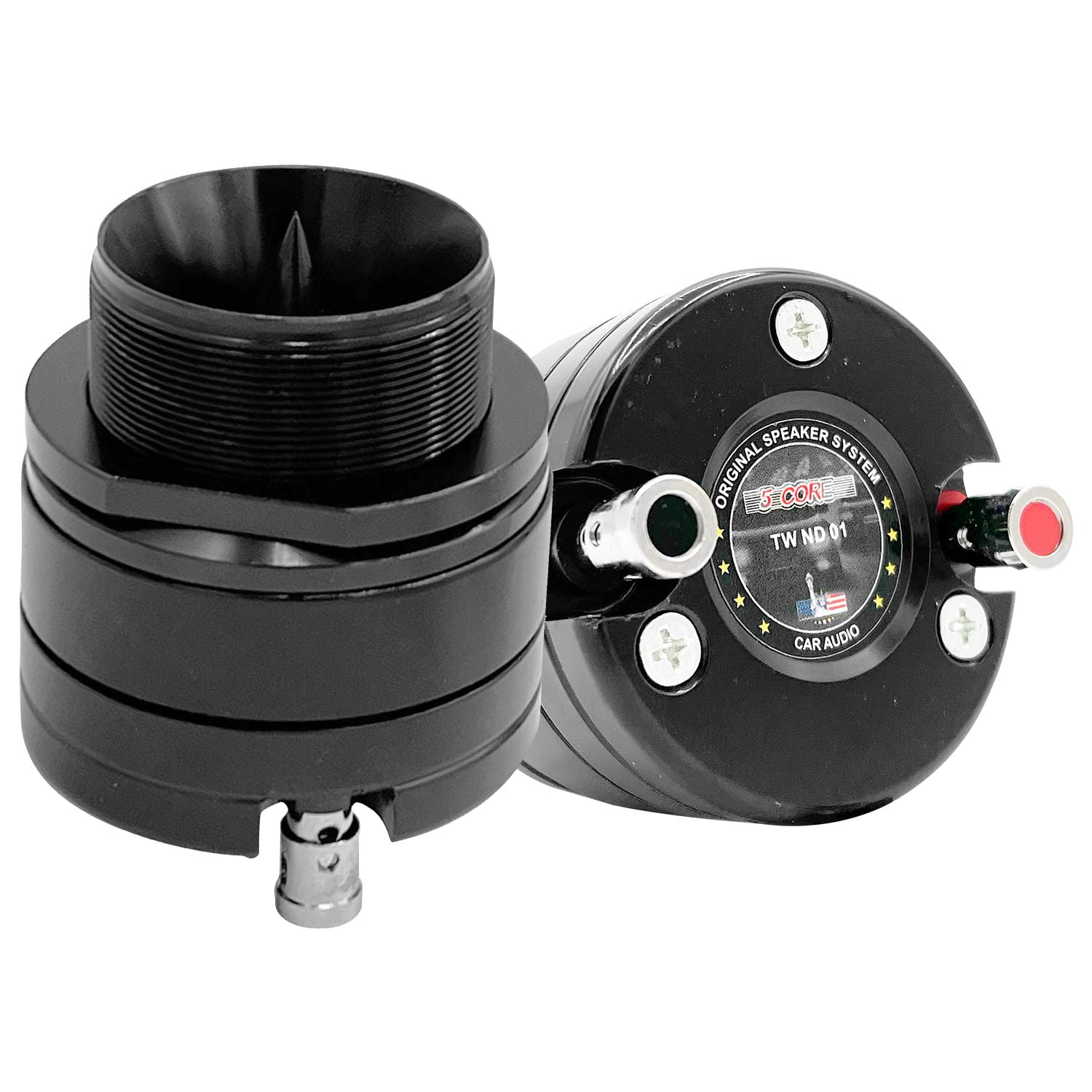 1" 200W Super Tweeter with Titanium Bullet Horn & Neodymium Magnet – 4 ...