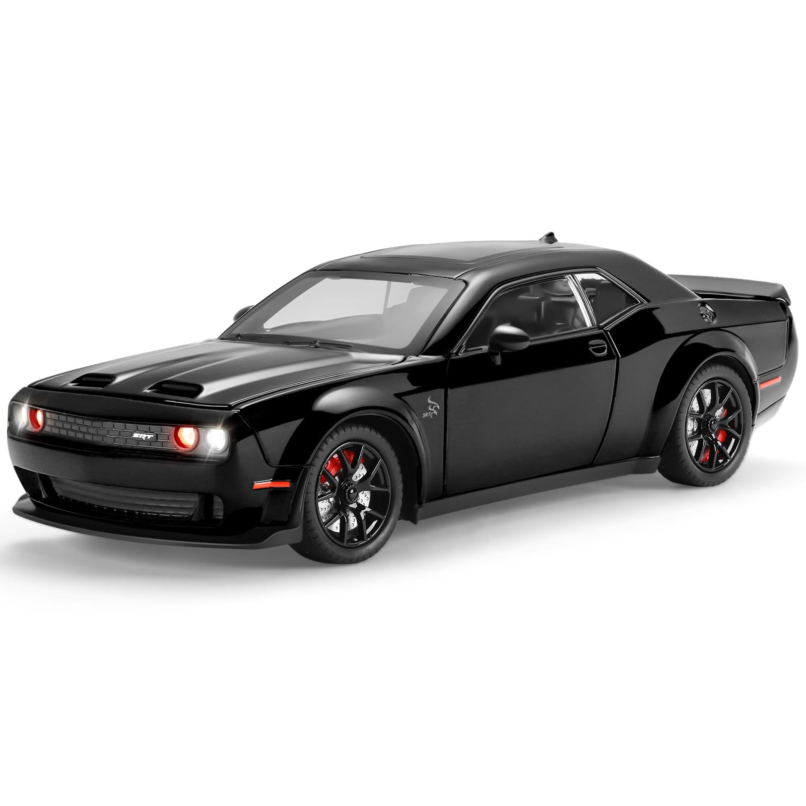1:22 Dodge Challenger Hellcat Police Toy Car - Light & Sound, Diecast ...
