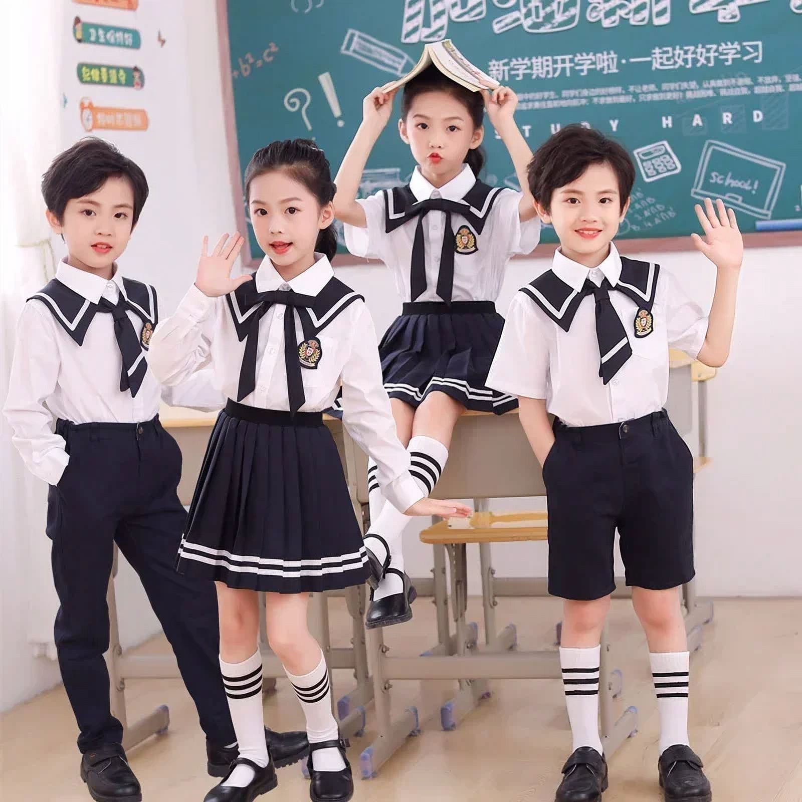 Kindergarten uniform, children's choir class uniform, graduation photo ...